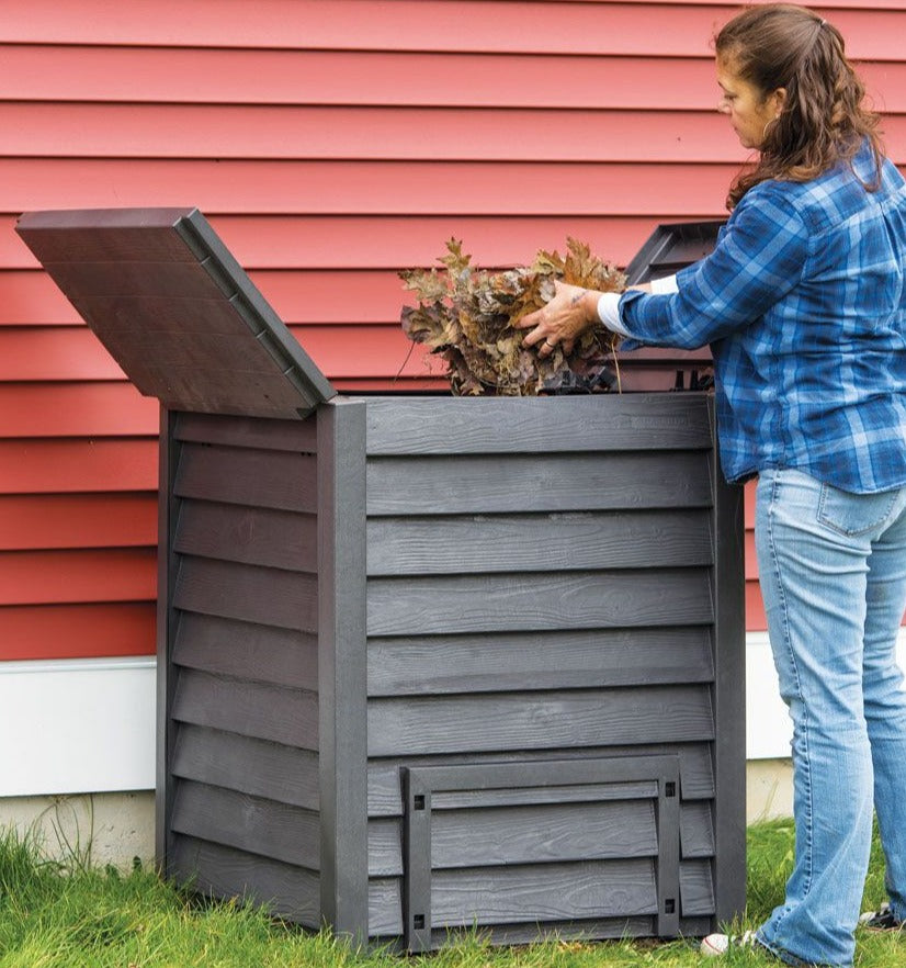 Thermo-wood 600 Composter with Soil Fence – Mulberry Greenhouses
